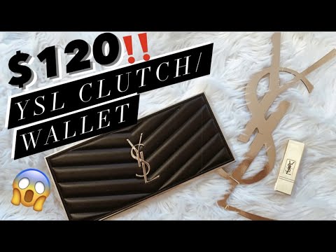 $120 YSL WALLET?! 😱 | How to turn YSL eyeshadow palette into a clutch ...
