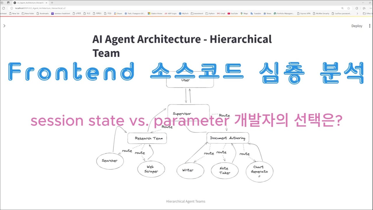 Frontend 소스코드 심층 분석 - session state vs. parameter 개발자의 선택은? - YouTube