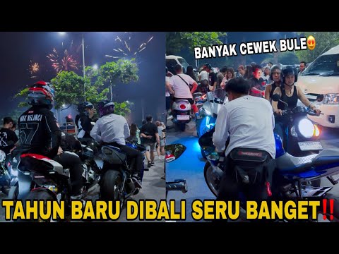 KELILING MALAM TAHUN BARU GEBER BULE DIBALI‼️YAMAHA R6 R1M DAN HARLEY