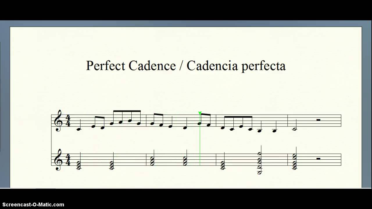 Perfect Cadence - YouTube