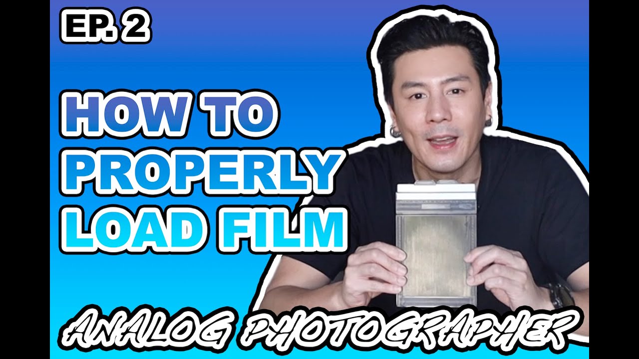 Analog Photographer EP 2 : How to load 4x5 film การติดตั้งฟิล์ม 4x5 ...