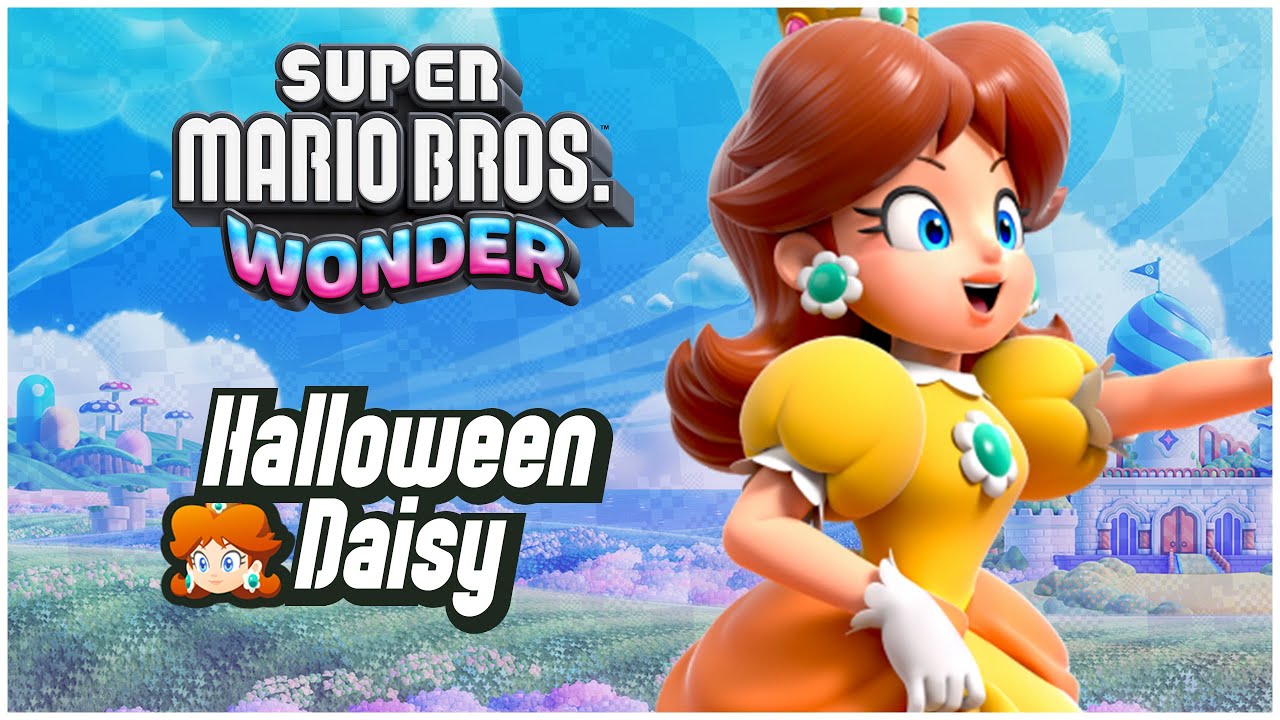 SMBW Mod - Halloween Daisy - YouTube
