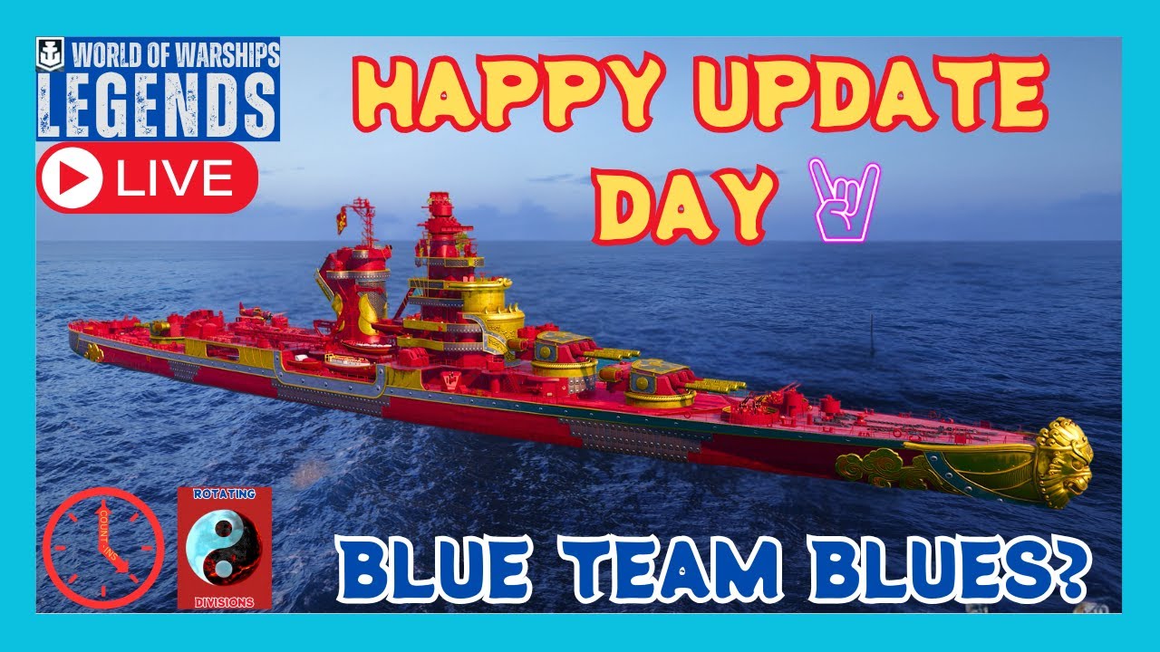 World of Warships:Legends - Happy Update Day 2, Blue Team Blues? #countins - YouTube