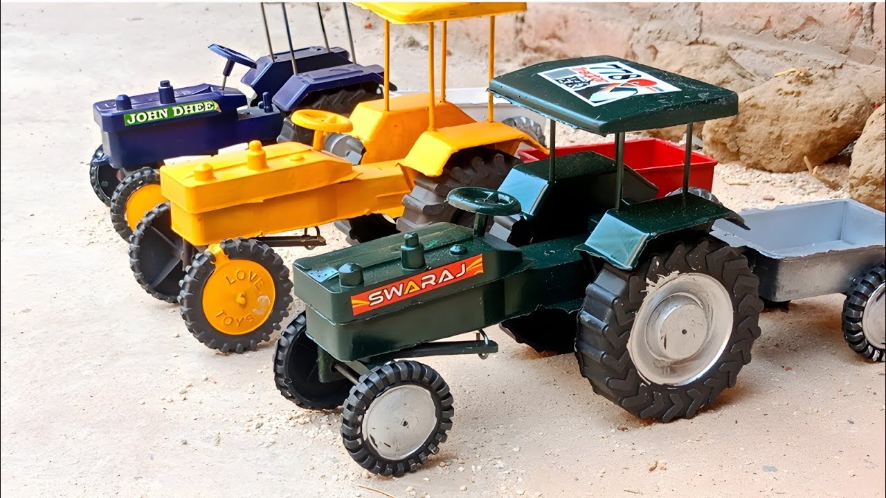 Diy Tractor Model Tyres Reffiting Front And Back Side | Tractor Toys # ...