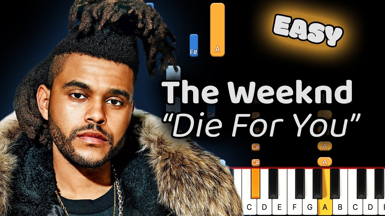 The Weeknd Die For You Piano Tutorial! (Easy) - YouTube