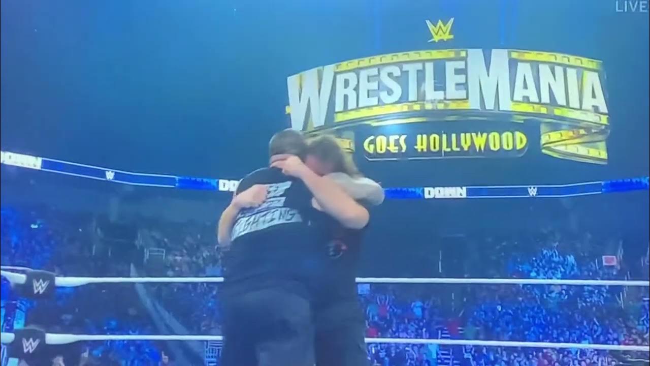 Kevin Owens And Sami Zayn Hug It Out! WWE Friday Night Smackdown! 3/17/22 - YouTube