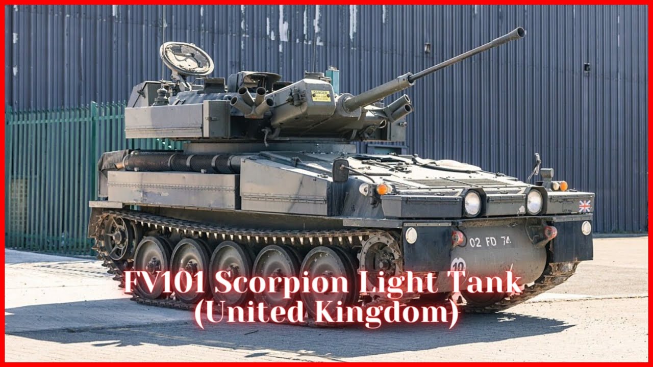 FV101 Scorpion Light Tank (United Kingdom) - YouTube
