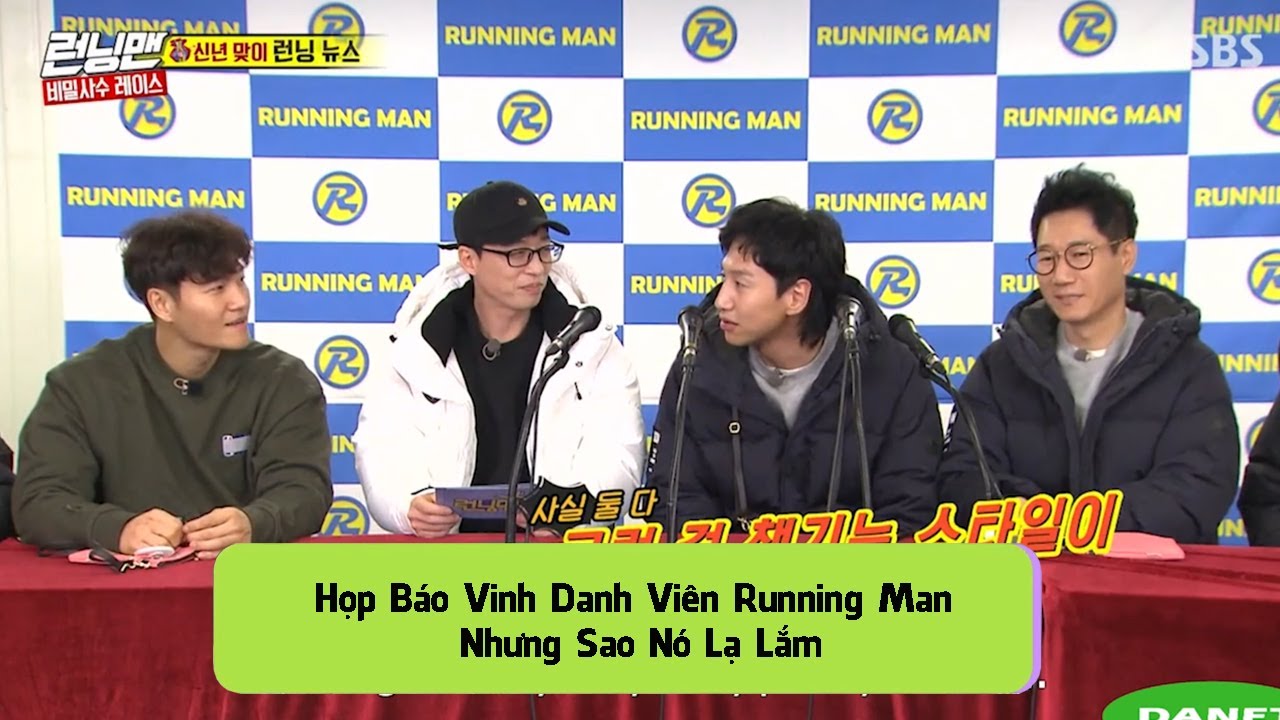 RUNNING MAN VIETSUB | Họp Báo Vinh Danh Những Thành Viên Running Man ...