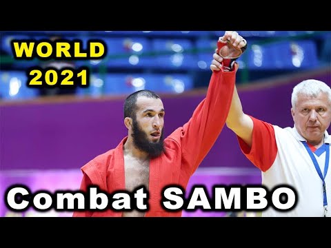 2021 Combat SAMBO -64kg 1-8 KHABIBULAEV (RSF) - YUSUPOV (TKM) World Championship - YouTube