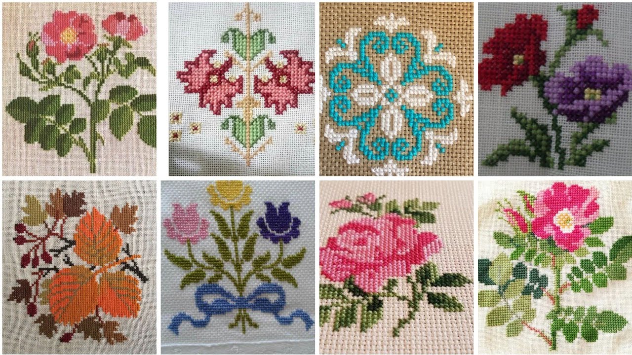 Very Beautiful & Stunning Cross stitch patterns ideas - YouTube