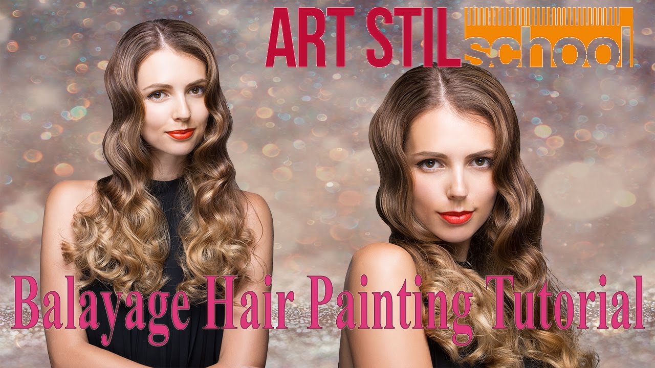 Balayage Hair Painting Tutorial - YouTube