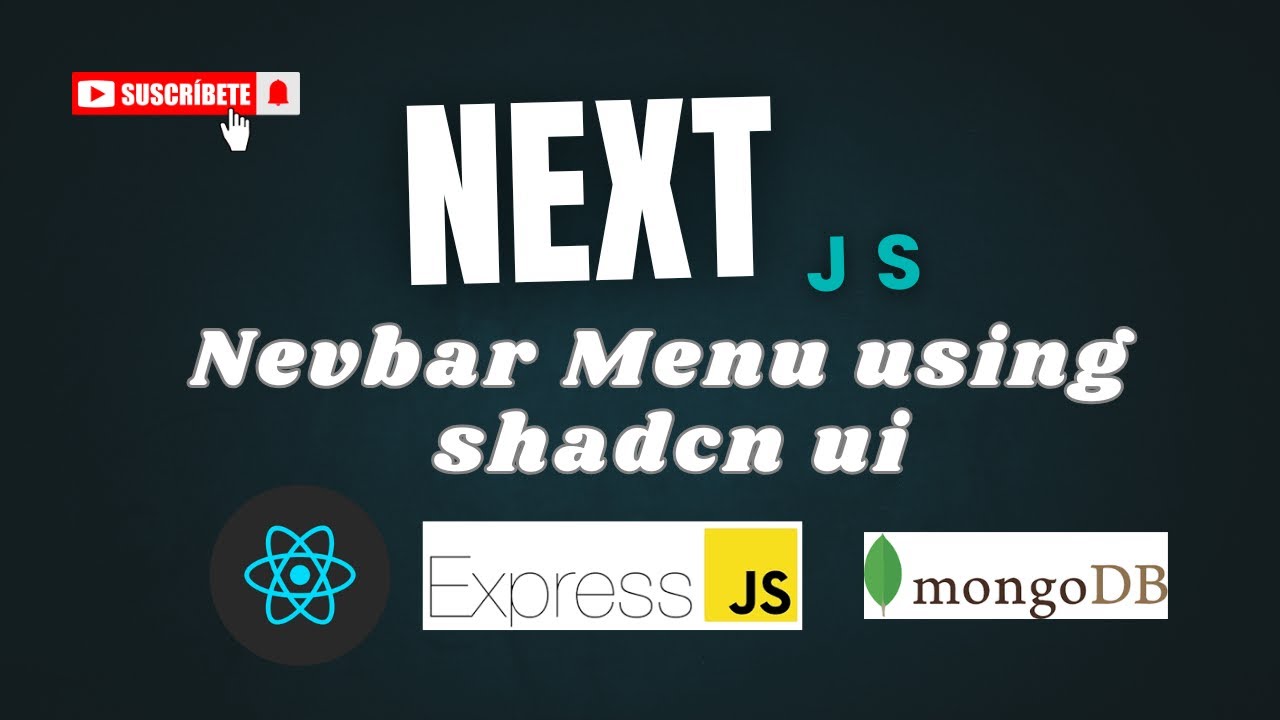 Next Js Header Menu Using shadcn ui - YouTube
