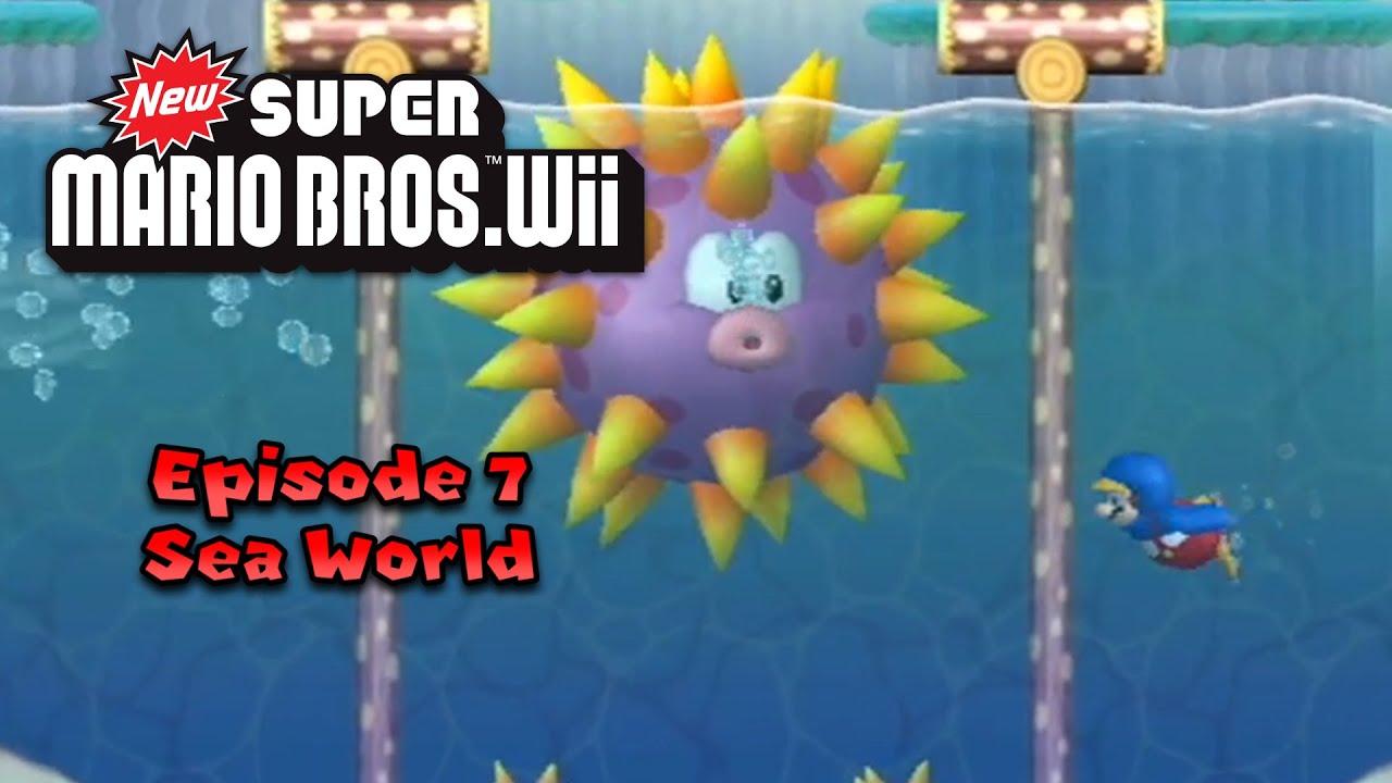 New Super Mario Bros. Wii (Redone) - Episode 7 - Sea World - YouTube