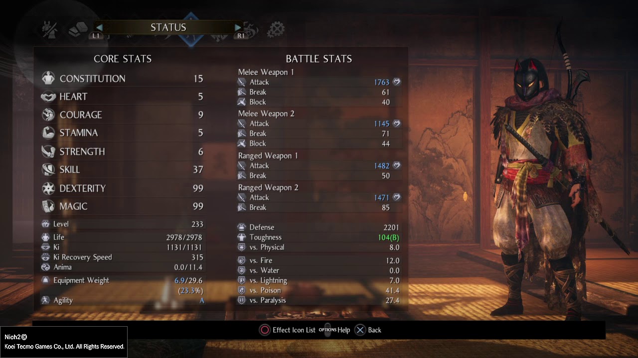 Nioh 2 My Final Ninja Build - YouTube