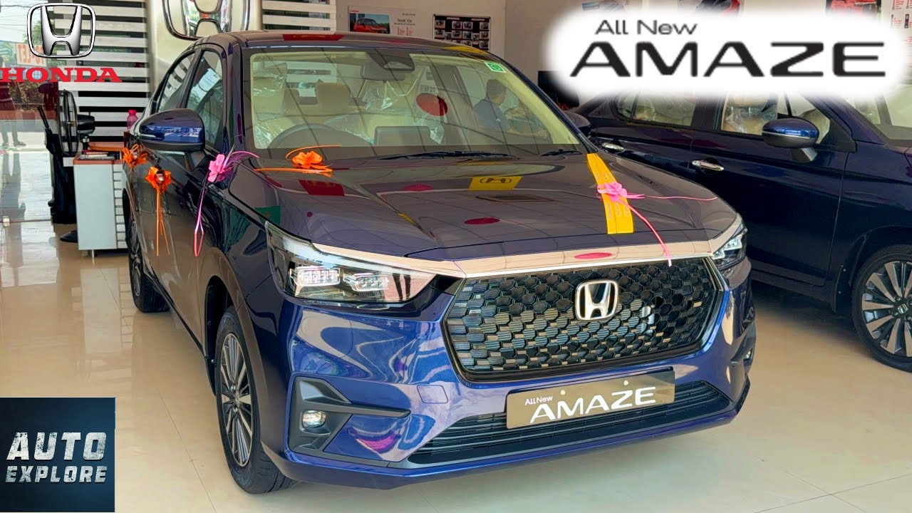 New Honda Amaze 2025 with ADAS | Top Model ZX MT | Auto Explore - YouTube