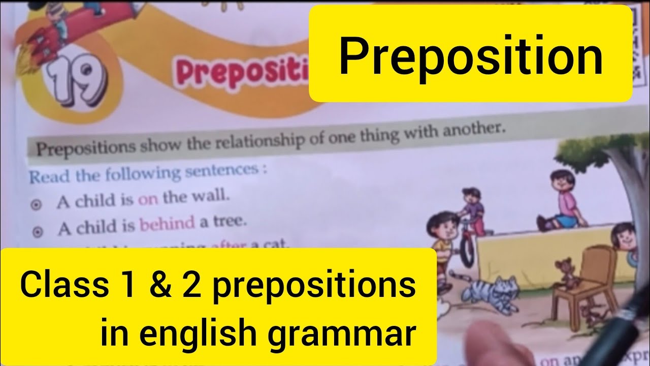 preposition for kids||class 1 preposition|| class 2 preposition ...