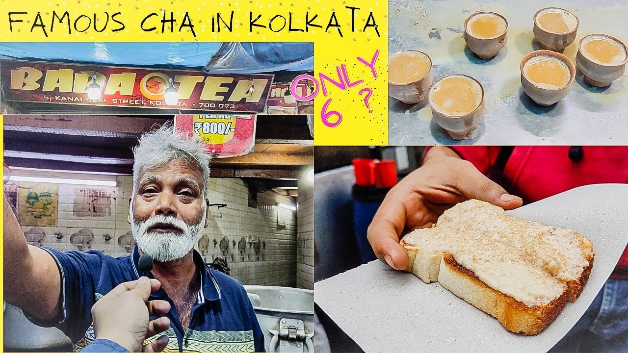 Baba tea stall | kolkata | The foodie bong | starting with Rs 6 ? - YouTube