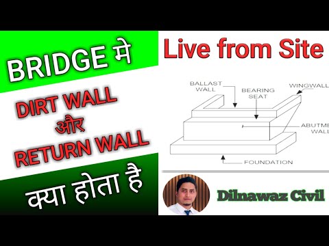 Dirt wall and return wall| Bridge dirtwall|Bridge return wall| Bridge ...