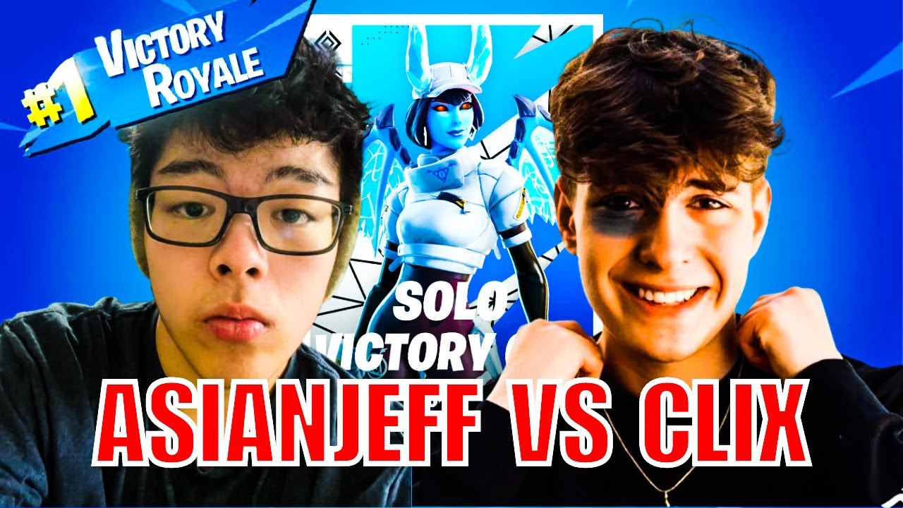 AsianJeff OUTPLACED Clix?!? | SOLO VICTORY CUP! - YouTube