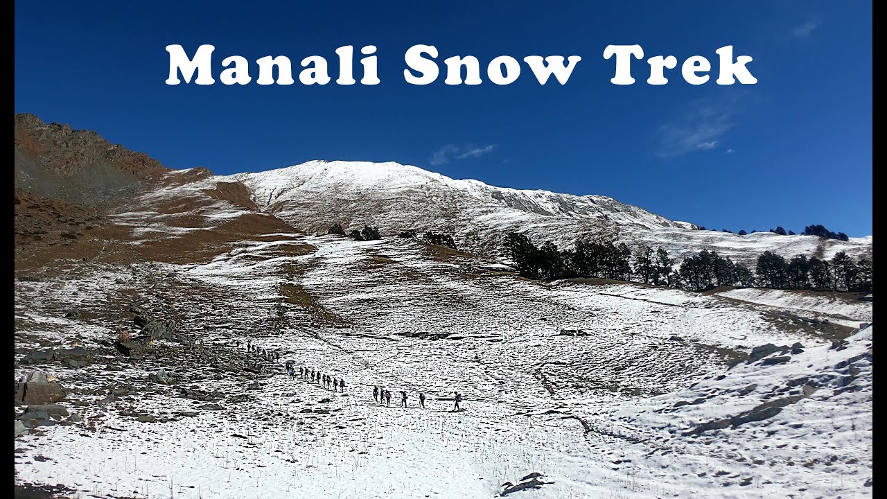 Manali Snow Trek - Patalsu Peak Trek - Challengers Hub - YouTube