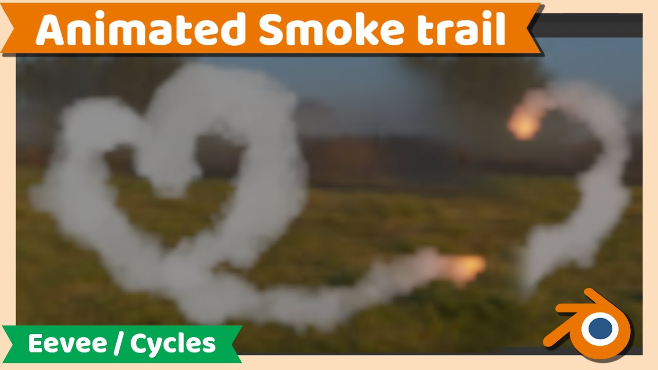 Blender Tutorial : Animated Smoke Trail in Blender 3.1 ( Eevee and ...