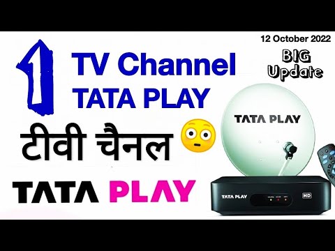 1 New TV Channel TATA PLAY || Tata Play DTH TV Channel New Update Today ...