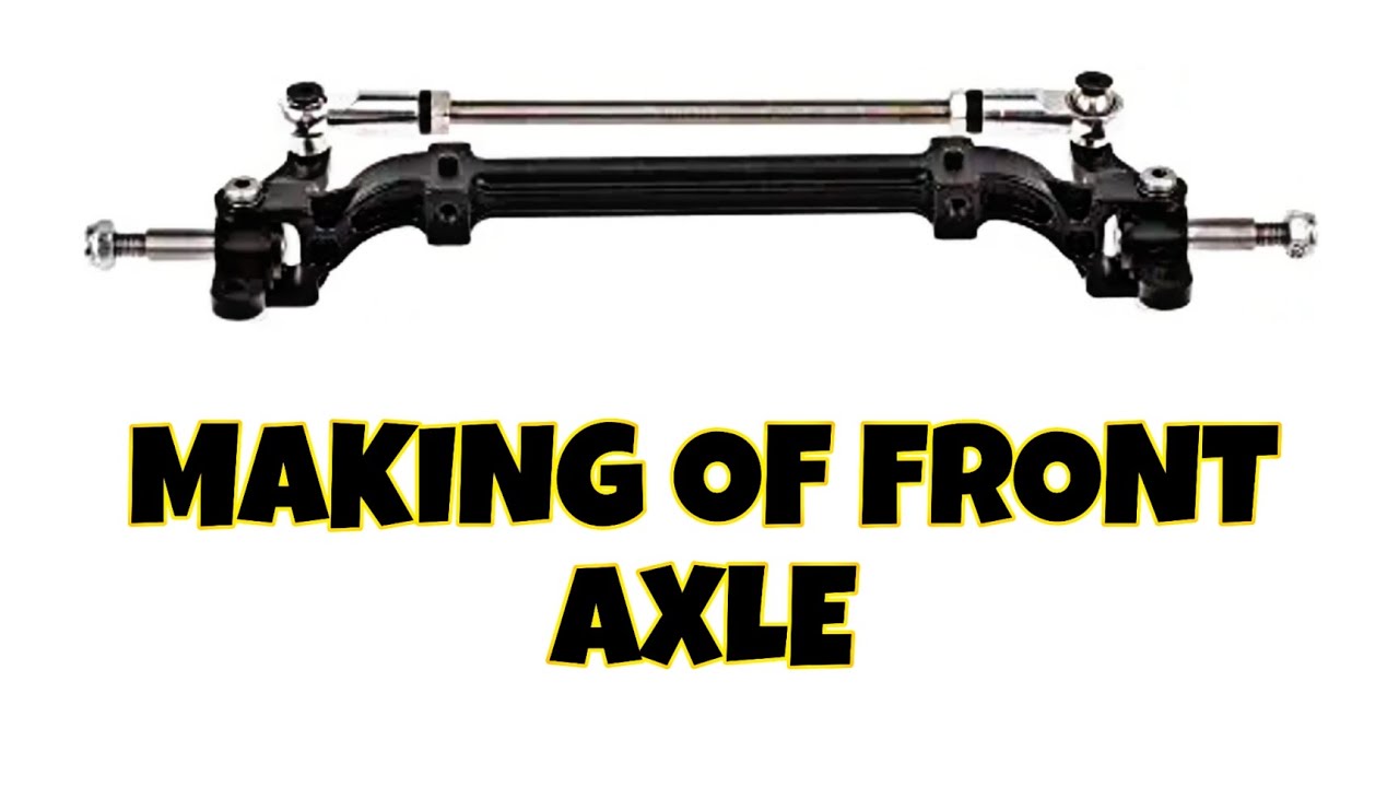 HOW TO MAKE THE FRONT AXLE OF A MINIATURE BUS | JJ CREATION - YouTube