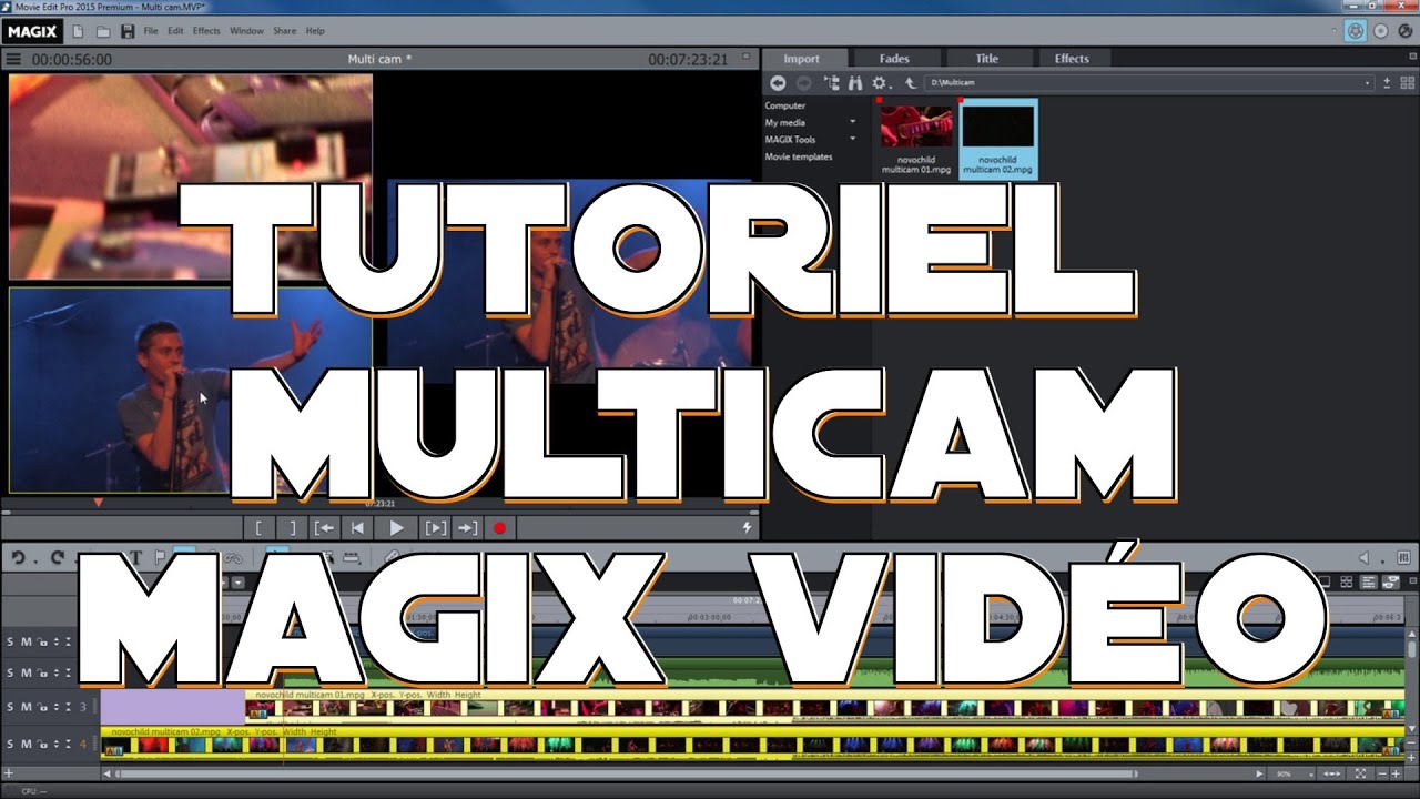 TUTORIEL multicam - magix - YouTube