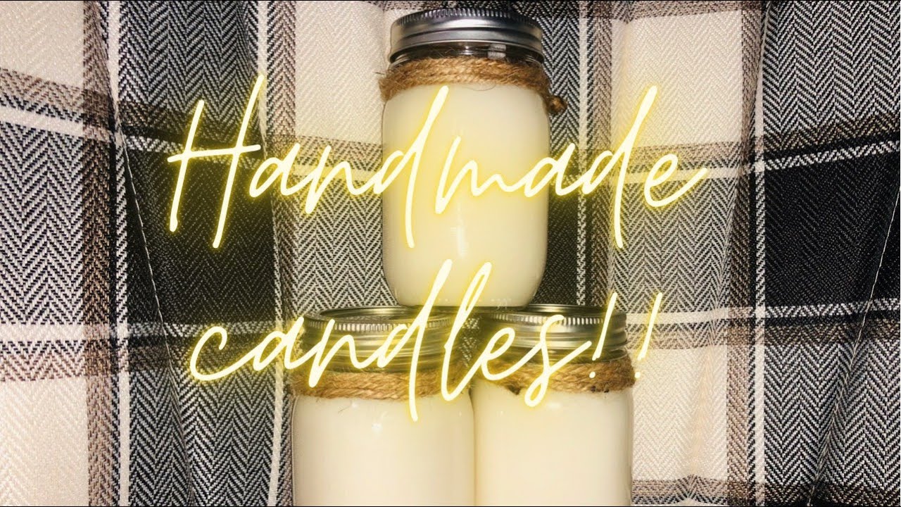 Macking our first ever candles - YouTube