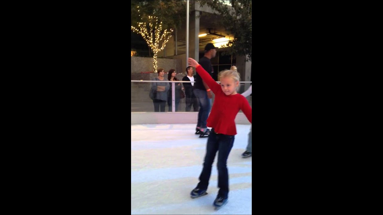 Addy ice skating - YouTube