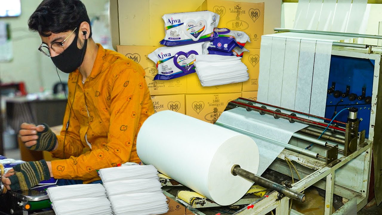 Baby Wet Wipes Factory Making Process - YouTube