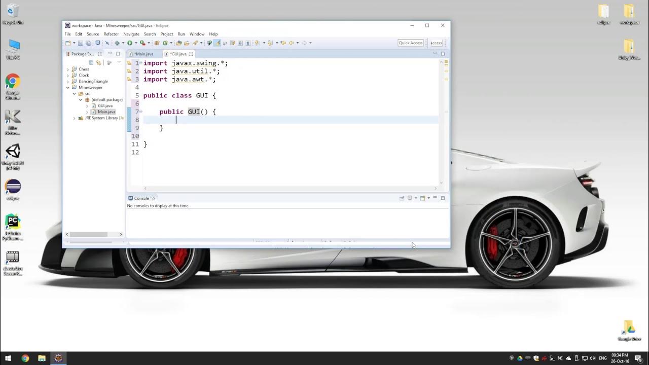 Java Tutorial - Creating a Minesweeper - Part 01 (Creating a window) - YouTube