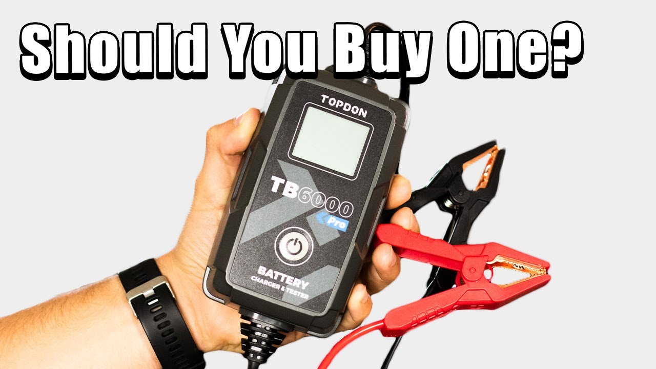 Topdon TB6000 Pro Battery Charger - YouTube