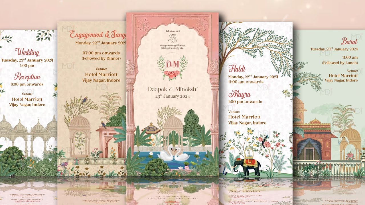 17. Royal Fort Theme Wedding Invitation - YouTube