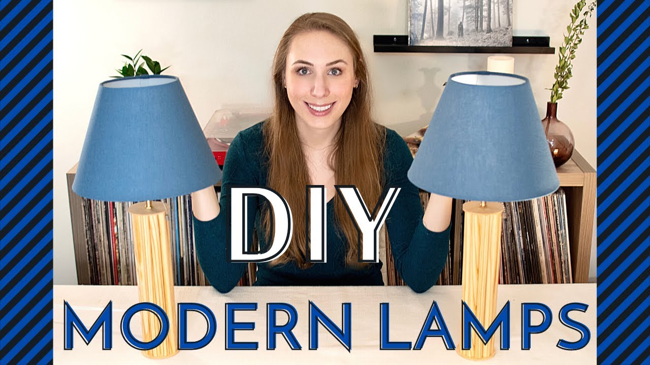 DIY MODERN LAMPS - Budget Friendly Upcycle | Diana DIY Decor - YouTube