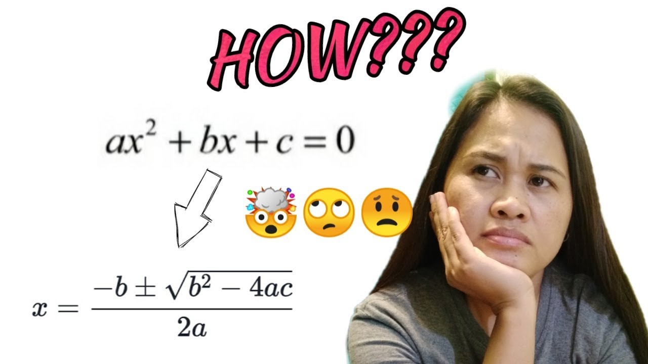How to Derived a Quadratic Formula (Tagalog) - YouTube