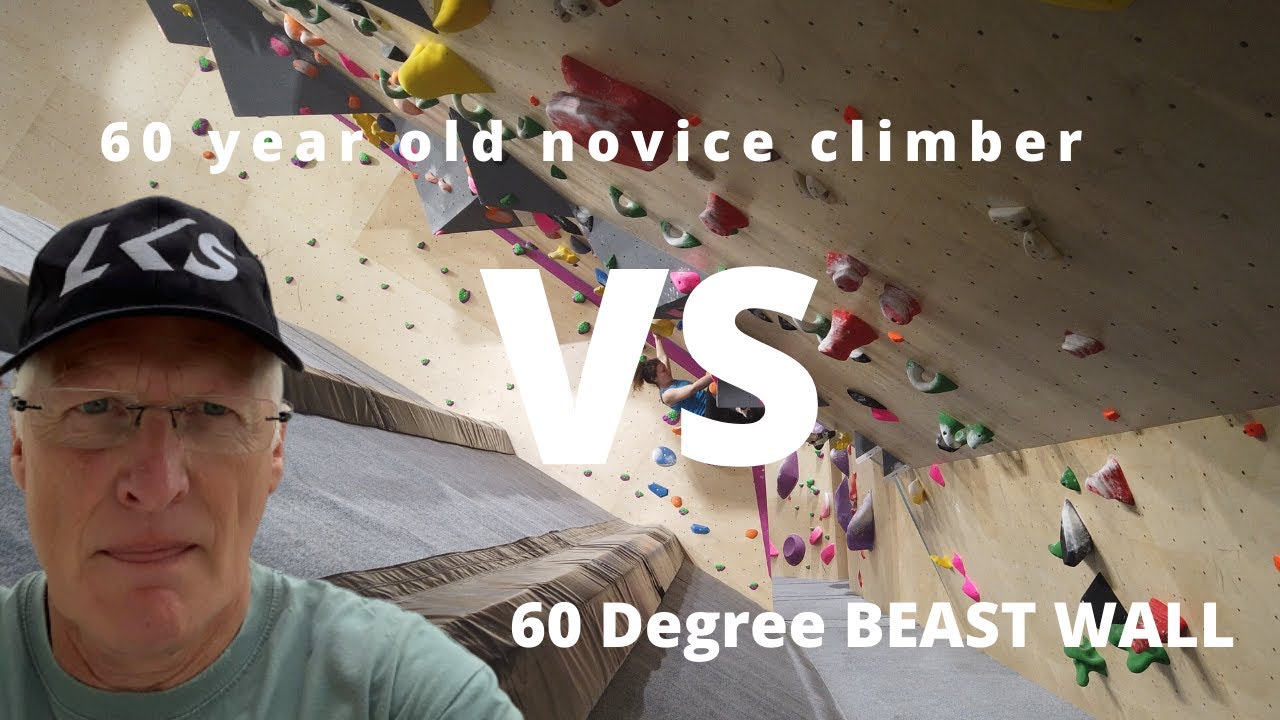 60 Year old novice climber vs 60 degree beast wall - Flash Point ...