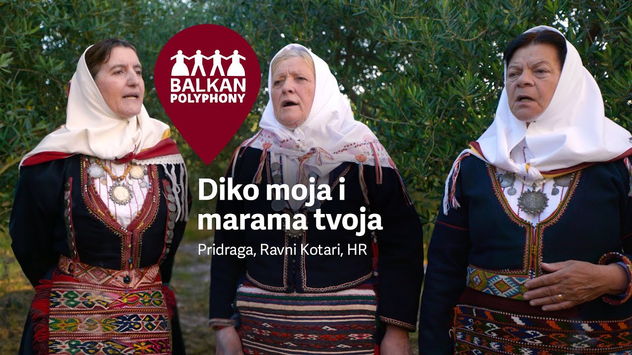 Diko moja i marama tvoja – Pridraga, Ravni Kotari, HR - YouTube