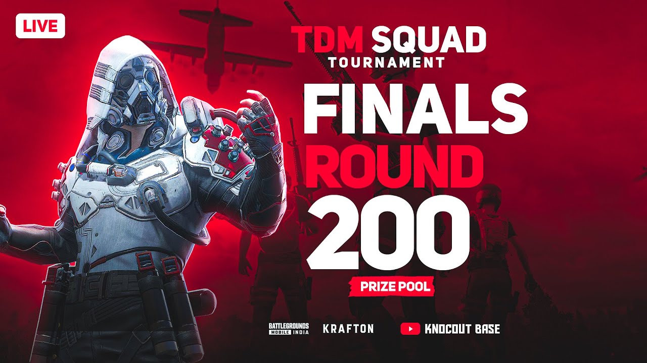 🔘[FINALS] TDM SQUAD TOURNAMENT FINAL ROUND || BGMI LIVE WITH FACECAM - YouTube