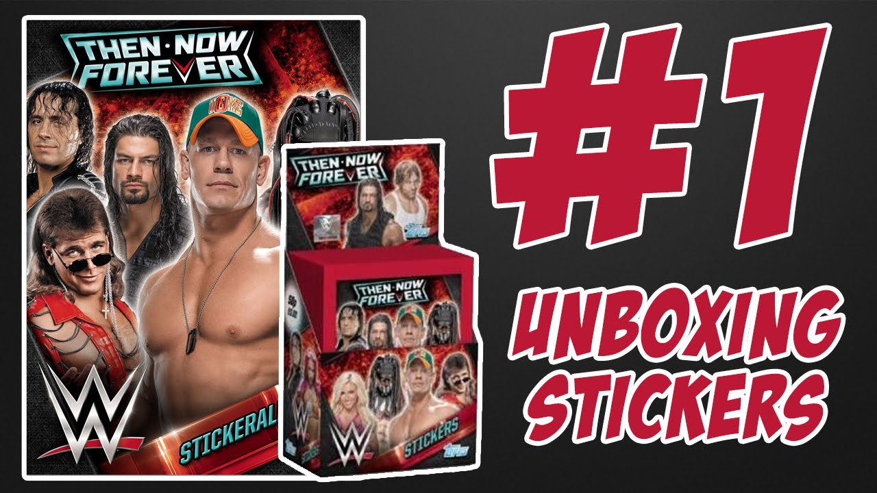 UNBOXING : LES NOUVEAUX STICKERS DE LA WWE ! - YouTube