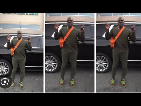 Shannon Sharpe Looking Real Zesty Carrying His Orange Purse (Murse ...