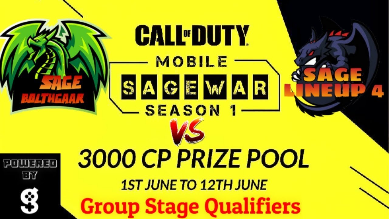 BLOTHGAAR vs SQUAD 4| Tournament SAGE WAR Season 1 | PoweredBy Game.TV ...