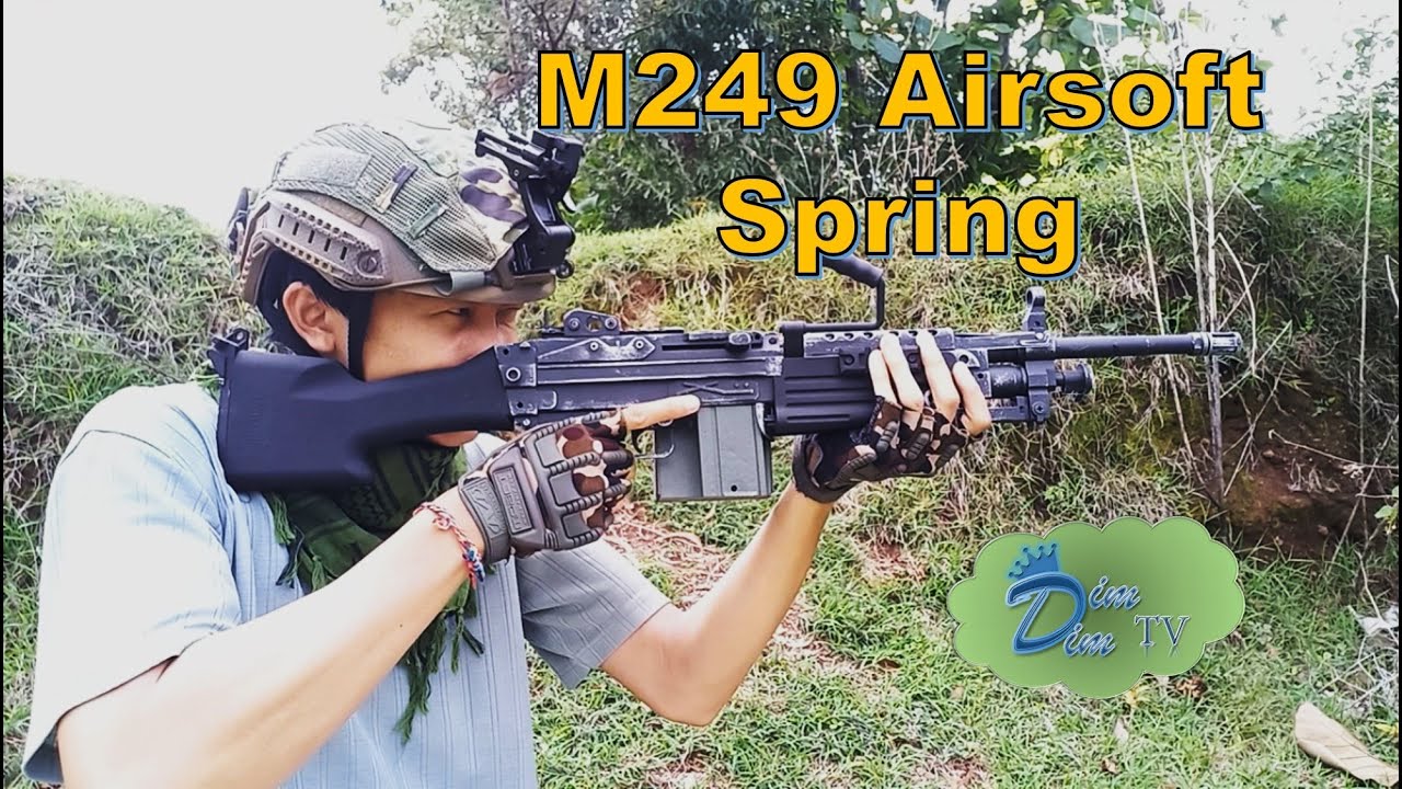 Review Jujur: M249 Airsoft Spring (Cross Fire M868) - YouTube