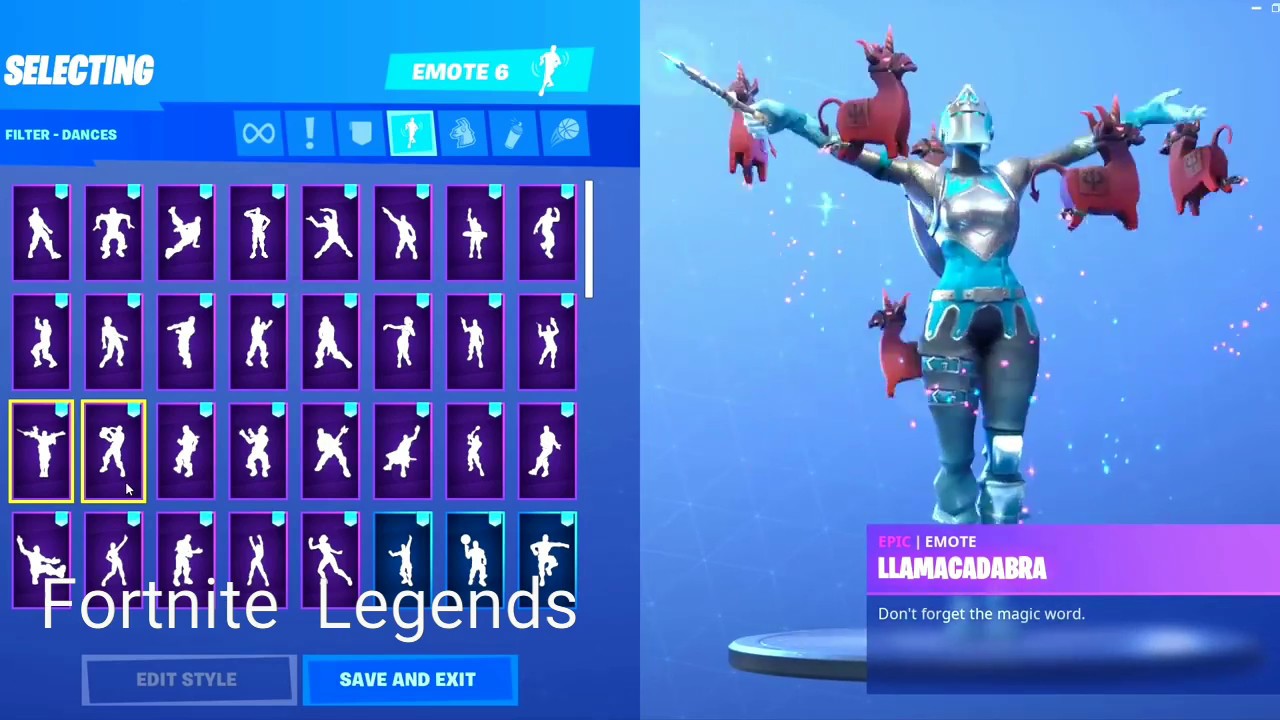 *New* Frozen Red Knight Skin Show case All Dances & Emotes - YouTube