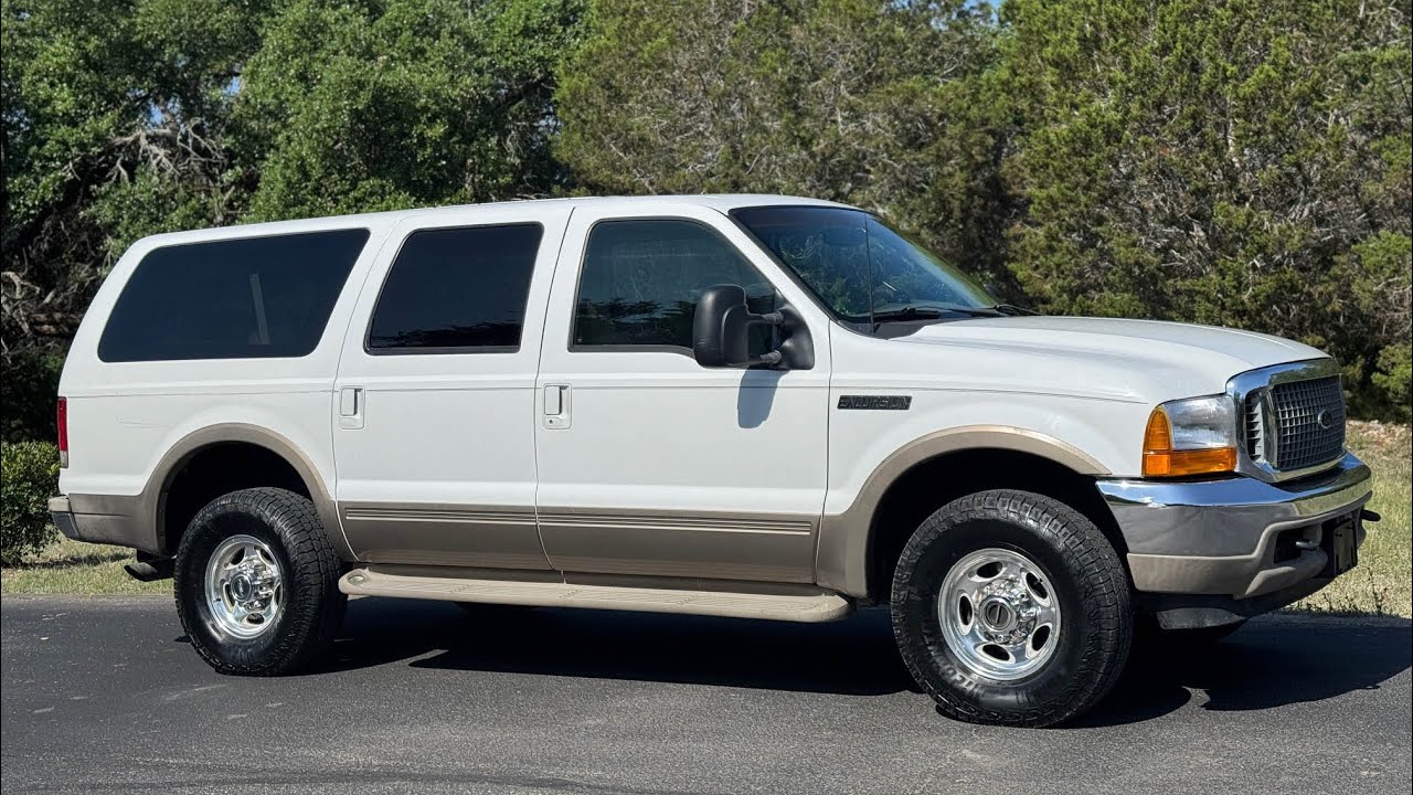 2001 Ford Excursion 4x4 - 7.3L Powerstroke Diesel - Limited - YouTube