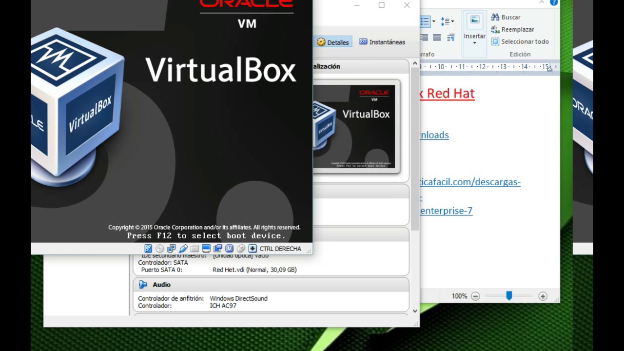 Tutorial instalacion Red Hat en virtualbox - YouTube