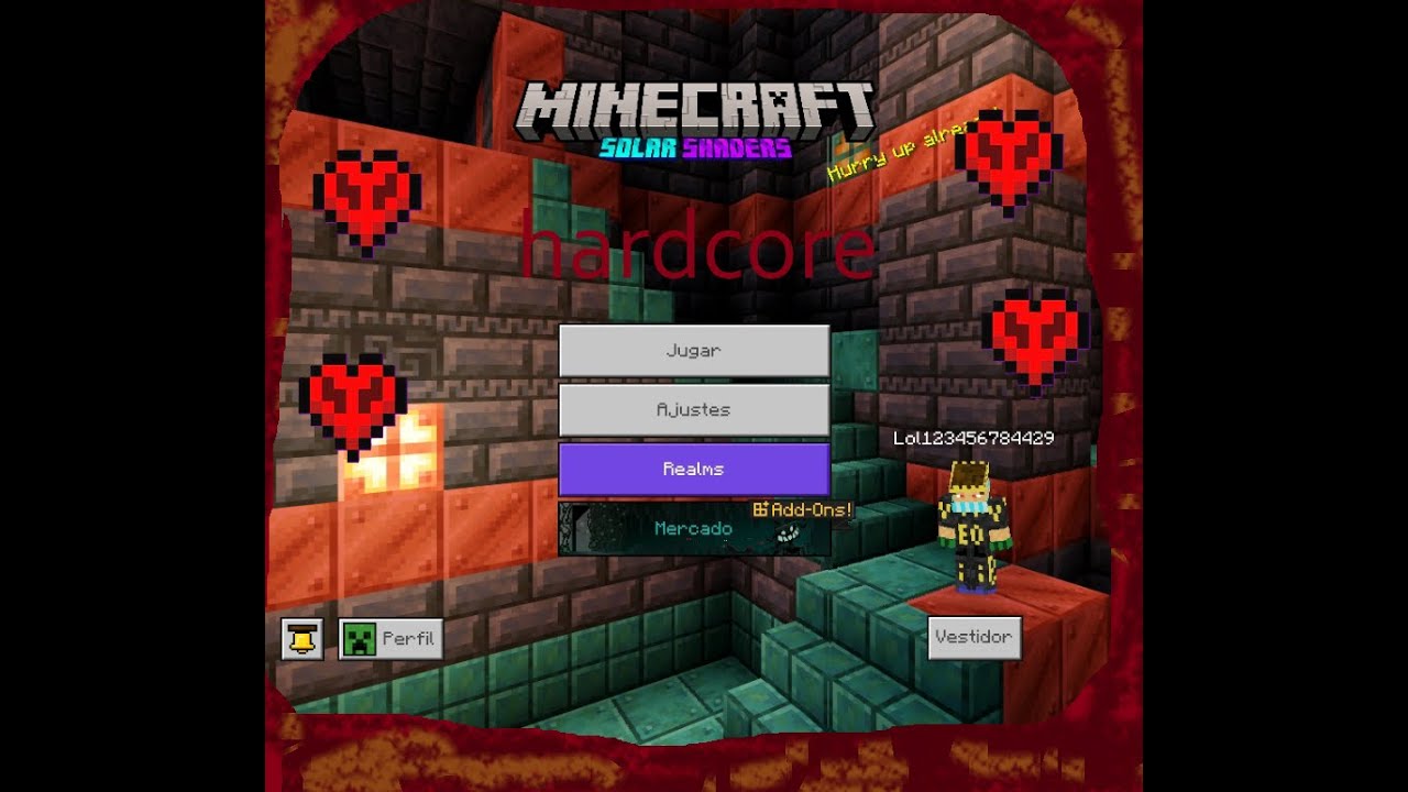 jugando 100% survival pero Hardcore! en minecraft bedrock - YouTube