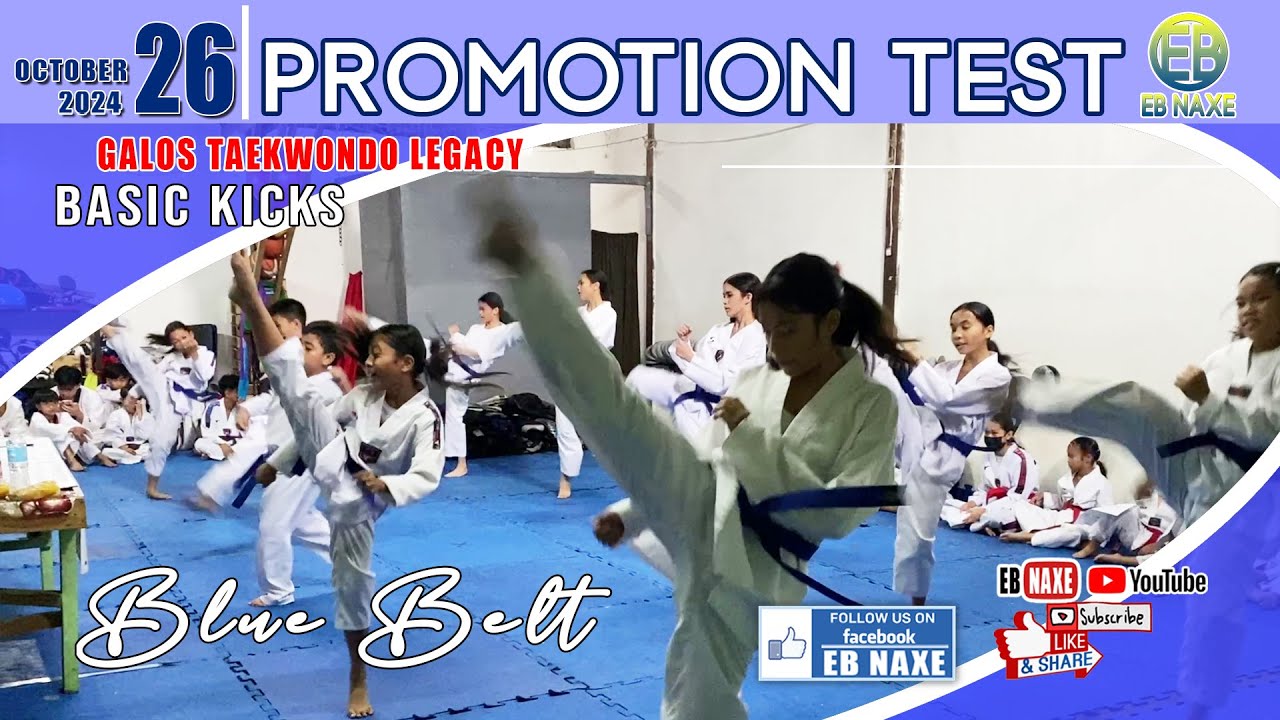 Blue Belts - Basic Kicks | 2024-1026 EB NAXE - YouTube