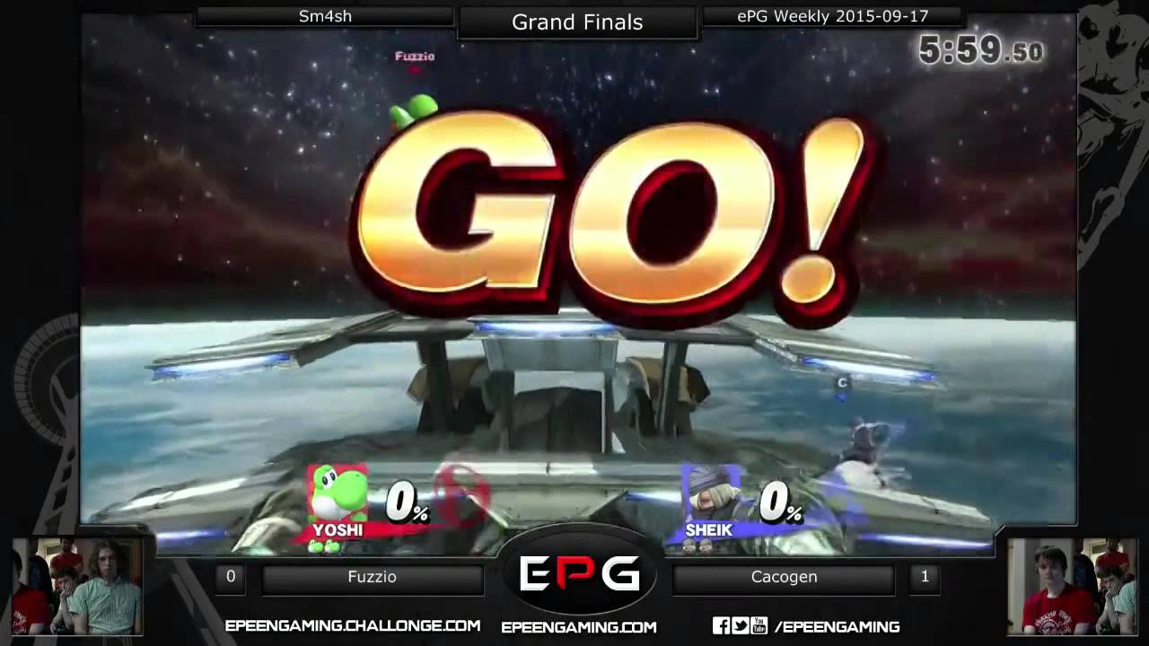 ePG Weekly - Fuzzio (Yoshi) Vs. Cacogen (Sheik) (Grand Finals) - Sm4sh ...
