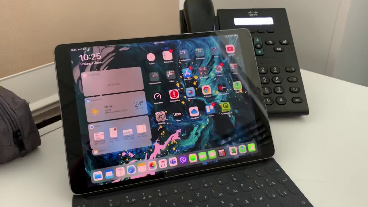 IPadOS mouse support iPad Pro 10,5 2017 - YouTube